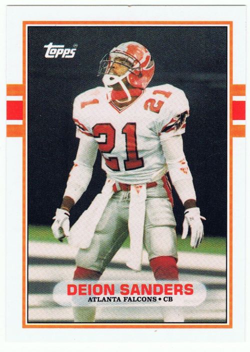 Sanders, Deion 1989 Topps Traded Rookie | RK Sports Promotions Sanders, Deion 1989 Topps Traded Rookie | RK Sports Promotions