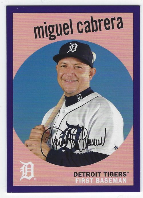 Cabrera, Miguel 2018 Topps Archives Purple | RK Sports Promotions Cabrera, Miguel 2018 Topps Archives Purple | RK Sports Promotions